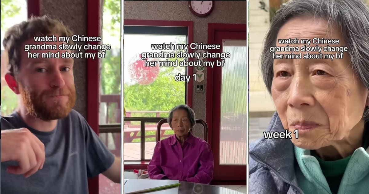 Video of grandma slowly coming around to accept her granddaughter's ...