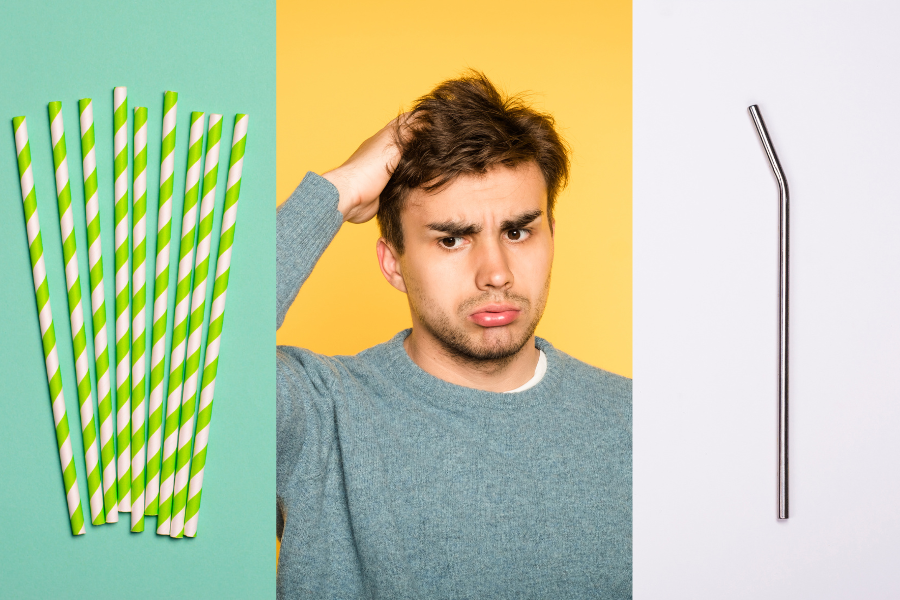 Trump says he'll ban paper straws in government and replace them with ...