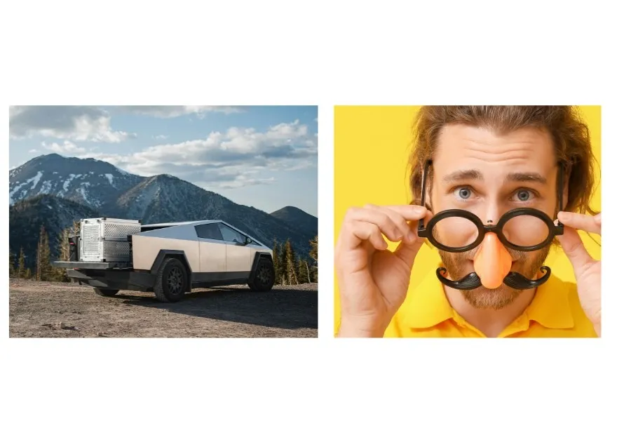 People are hilariously putting Ford emblems on their Tesla Cybertrucks ...