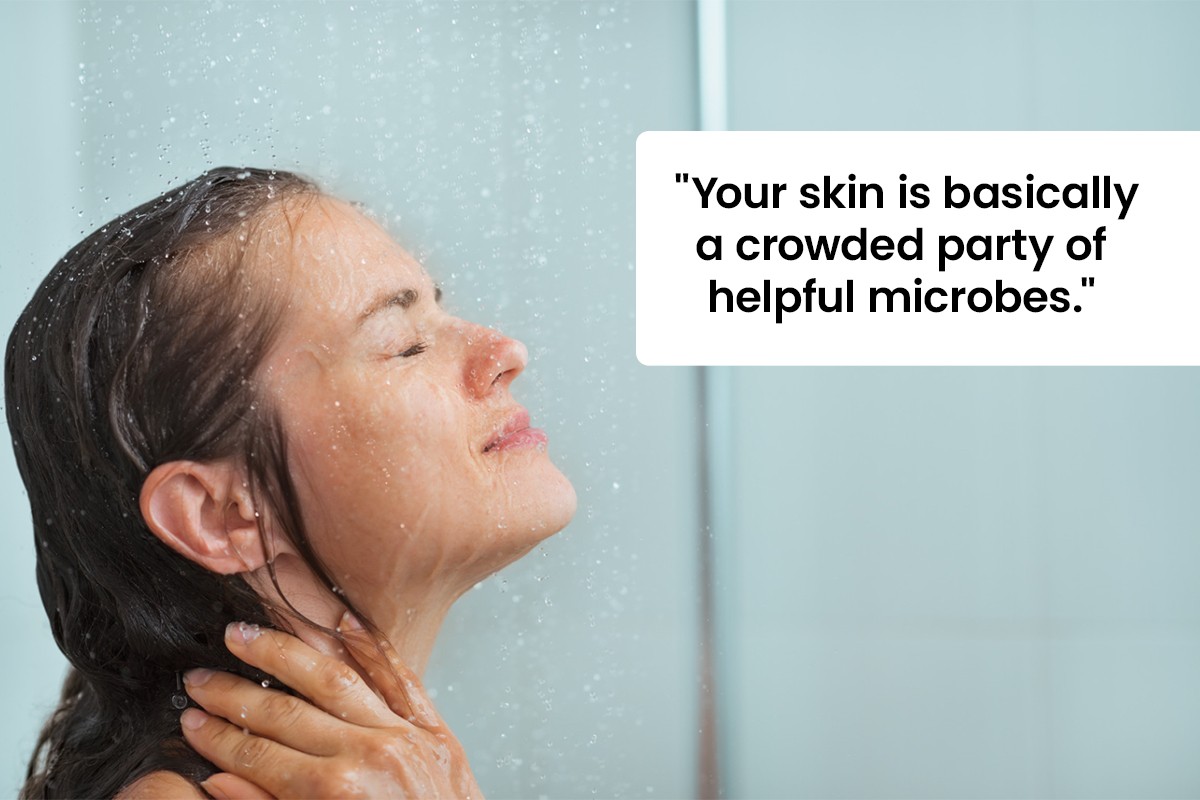 What really happens to your skin when you stop showering - Good.is