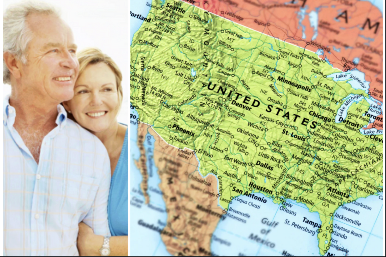 A surprising new map shows the 10 states where people can live entirely ...